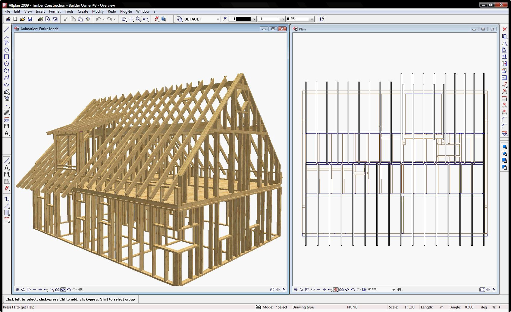 Allplan 2009 Timber Construction linkt steen en beton aan houtconstructies