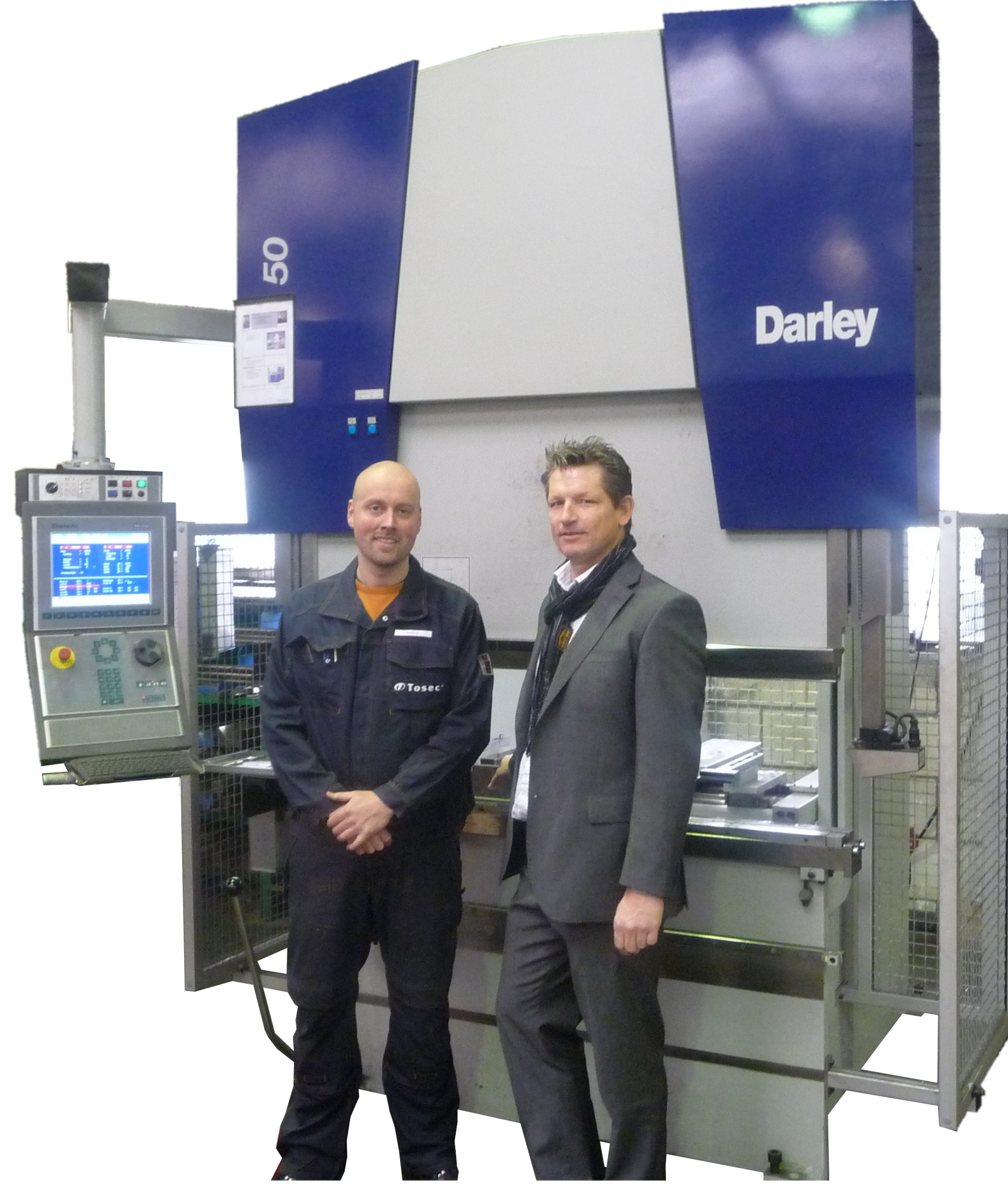 Plaatbewerker Tosec kiest voor kantbank van Darley - Vraag & Aanbod